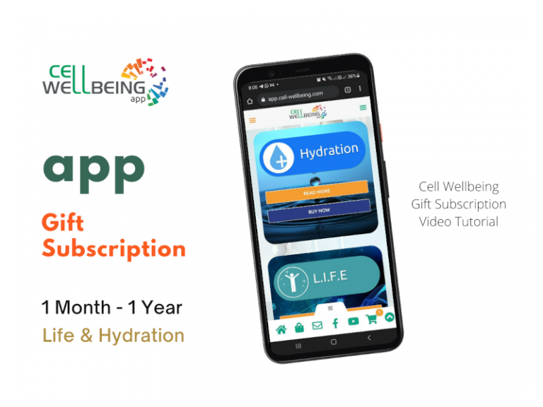 Cell Wellbeing App – Find the energy within
